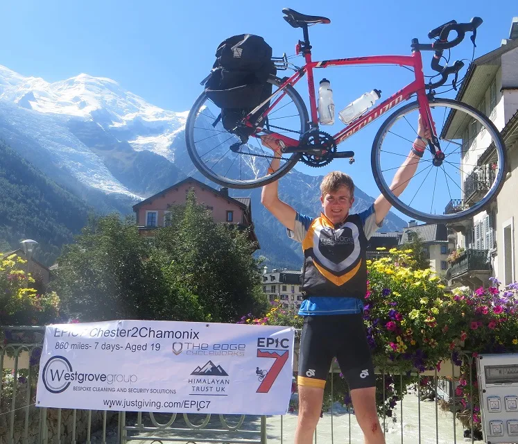 Cycling Chester to Chamonix - Alex Staniforth